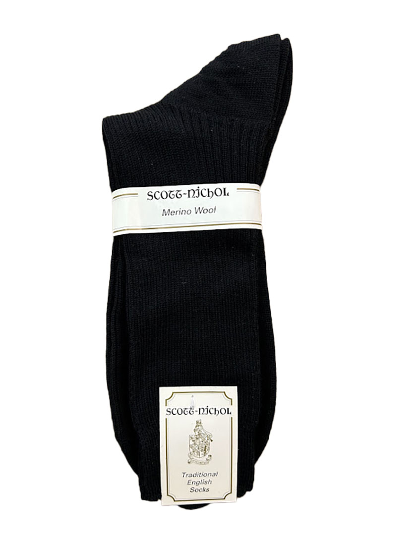 Scott Nichol Mens Plain Sock - Made in England