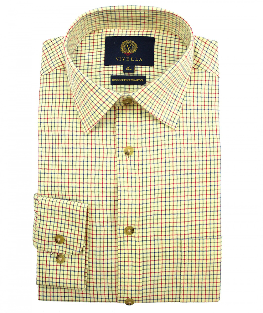 Viyella mini tattersall check shirt